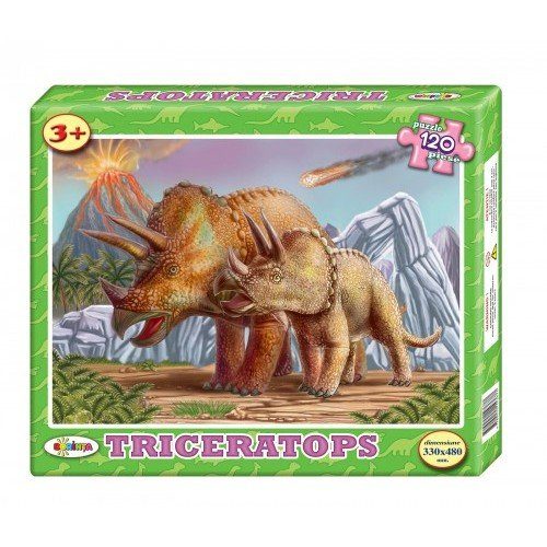 Puzzle Triceratops 120 ps | Libraria Dorinta Romania