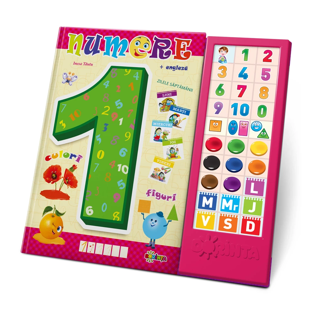 Numere – Carte cu sunete pentru copii (+ engleză) | Libraria Dorinta ...