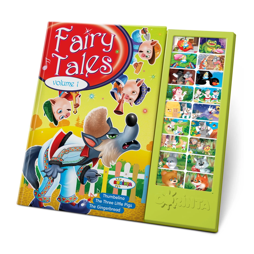 Fairy Tales Volume 1 - Carte sonoră interactivă cu 18 butoane (Cei trei ...